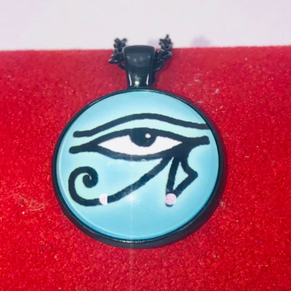 Jewelry | Eye Of Horus Blue Horus Amulet Necklace New | Poshmark